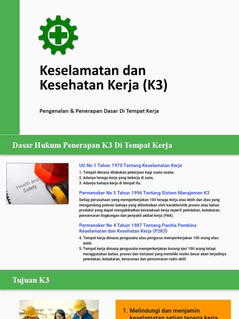 Dasar-Dasar Keselamatan Dan Kesehatan Kerja (K3) - Updated | PDF