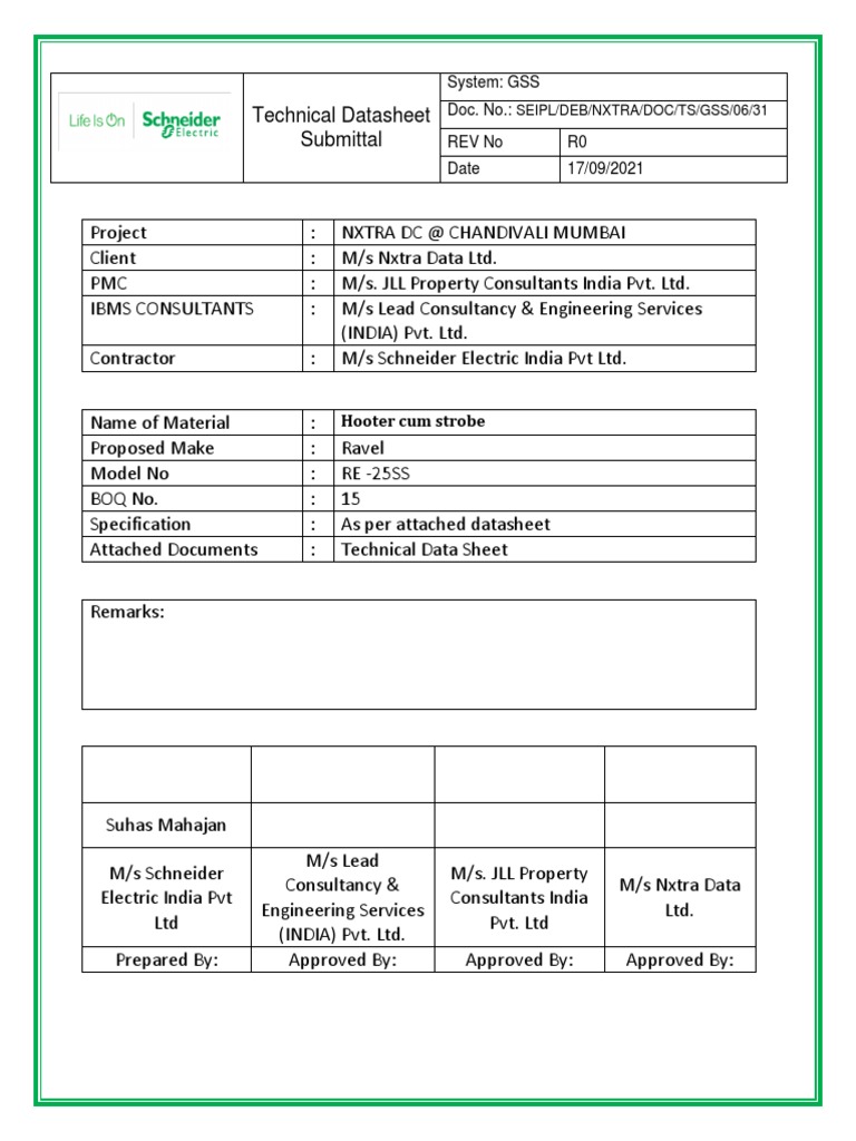 Hooter Cum Strobe - R0 | PDF | Equipment | Electromagnetism