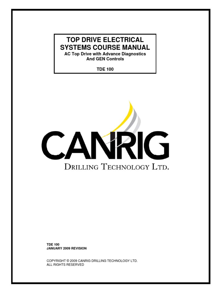 Tde 100 Electrical System | PDF | Power Inverter | Computer Terminal