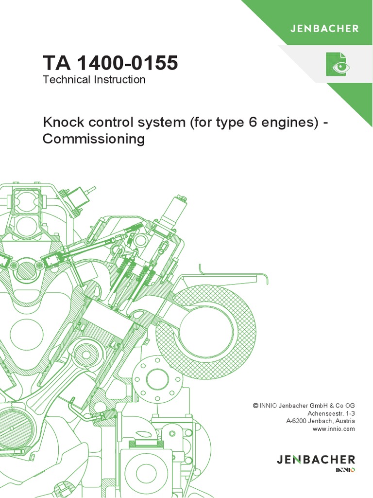 Knock Control System (For Type 6 Engines) - Commissioning: Technical ...