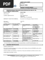 Material Safety Data Sheet: Hydrex 2856 | PDF | Dangerous Goods | Chemistry