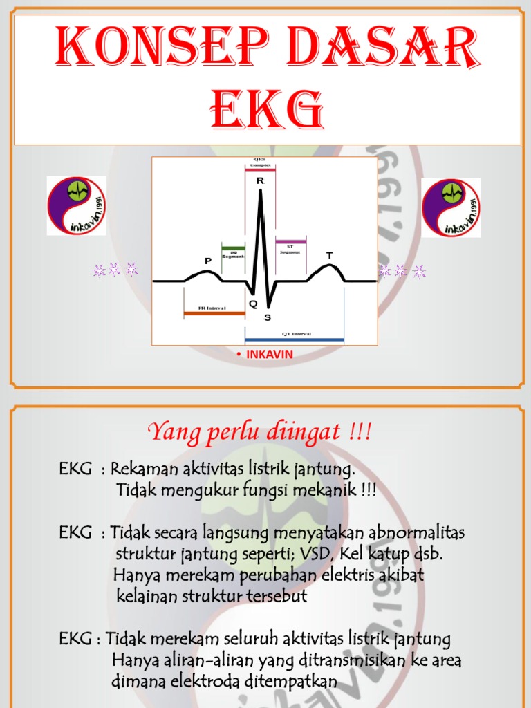 Dasar-Dasar Elektrokardiografi EKG | PDF