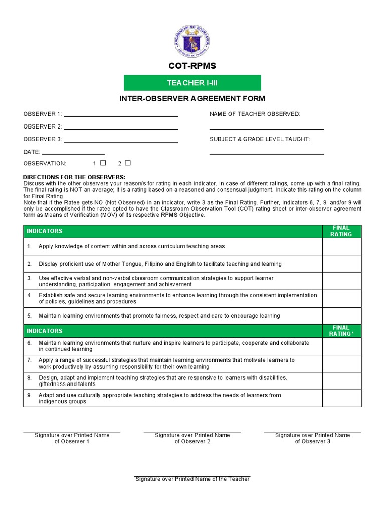 Appendix-3F-COT-RPMS-Inter-observer-Agreement-Form-for-T-I-III-for-SY ...