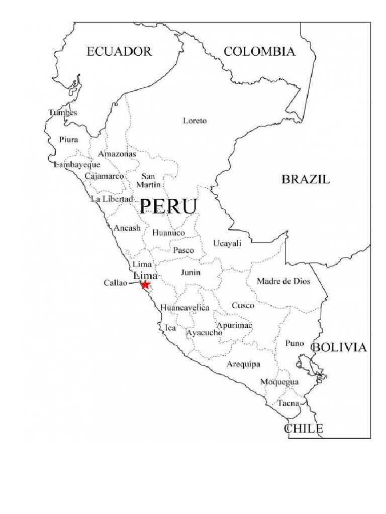 Mapa Del Peru | PDF
