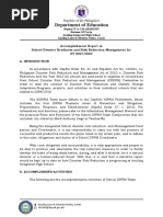 Accomplishment Report DRRM 2021-2022 | PDF | Health Sciences