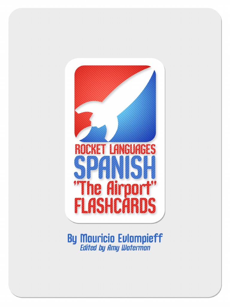 Spanish Vocabulary Flashcards: Airport | PDF | Flashcard