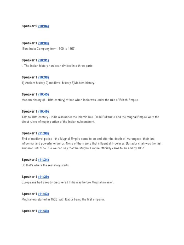 Crash Course Modern History - British East India Company ... | Download ...