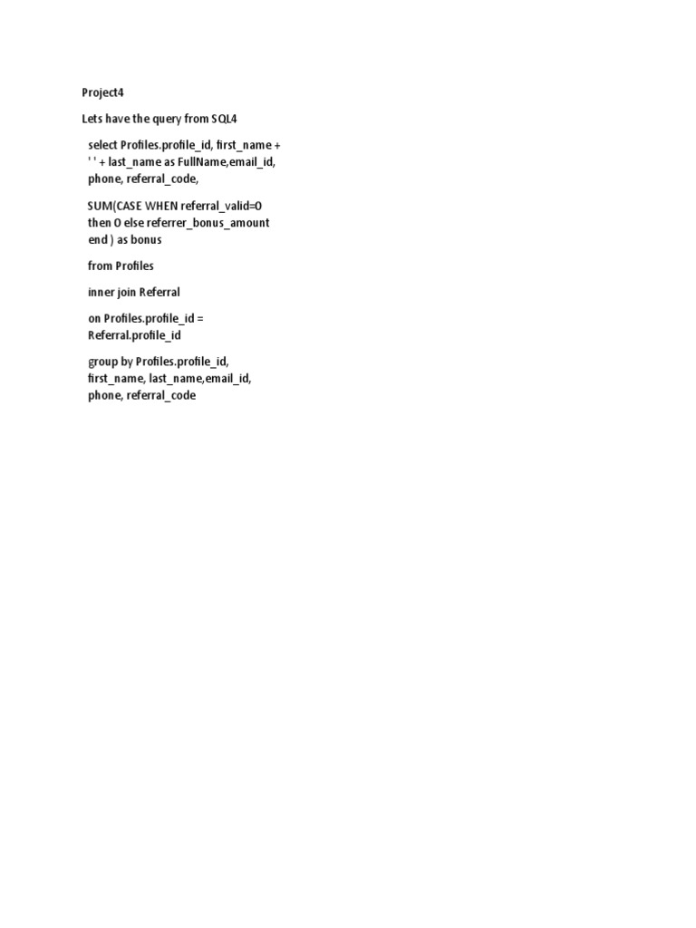 ProjectSQL 4 | PDF | Career & Growth