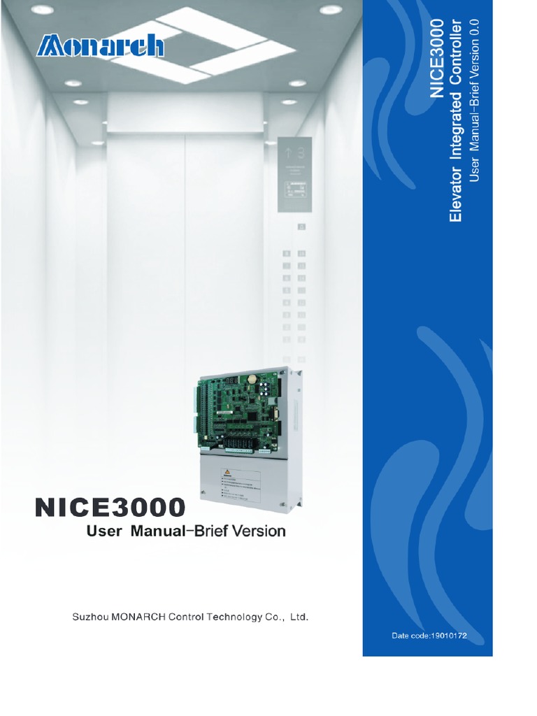 Ficha Técnica - Control - Monarch Nice 3000 | PDF