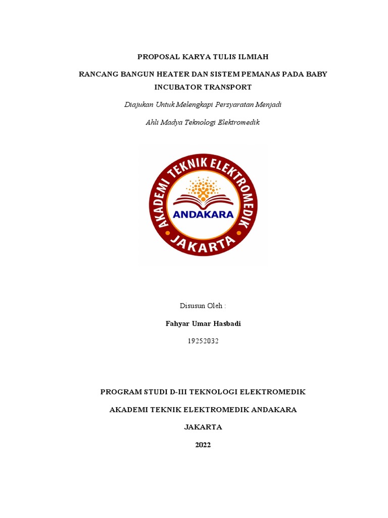 Fahyar Umar Hasbadi Proposal Final Bu Lisa | PDF