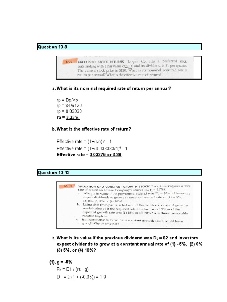 3.3.2.2 Explain Stock Valuation Alolod Delicano | PDF | Stocks ...