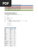 The PRAL Table | PDF | Foods | Food And Drink