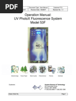 BMG CLARIOstar Operating Manual | PDF | Optical Filter | Fluorescence