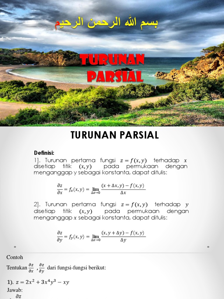 3 Turunan Parsial | PDF