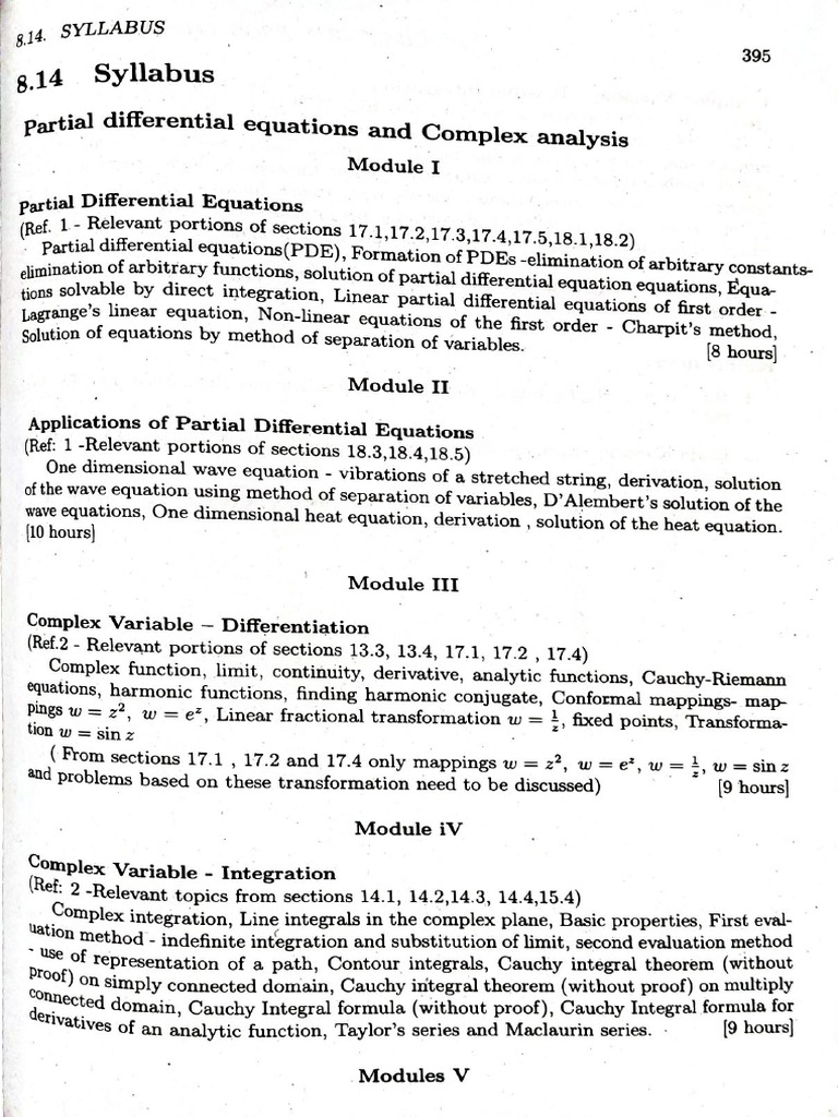 S3 Maths (Module 3) KTU 2019 SCHEME - Ninja Jyothi | PDF