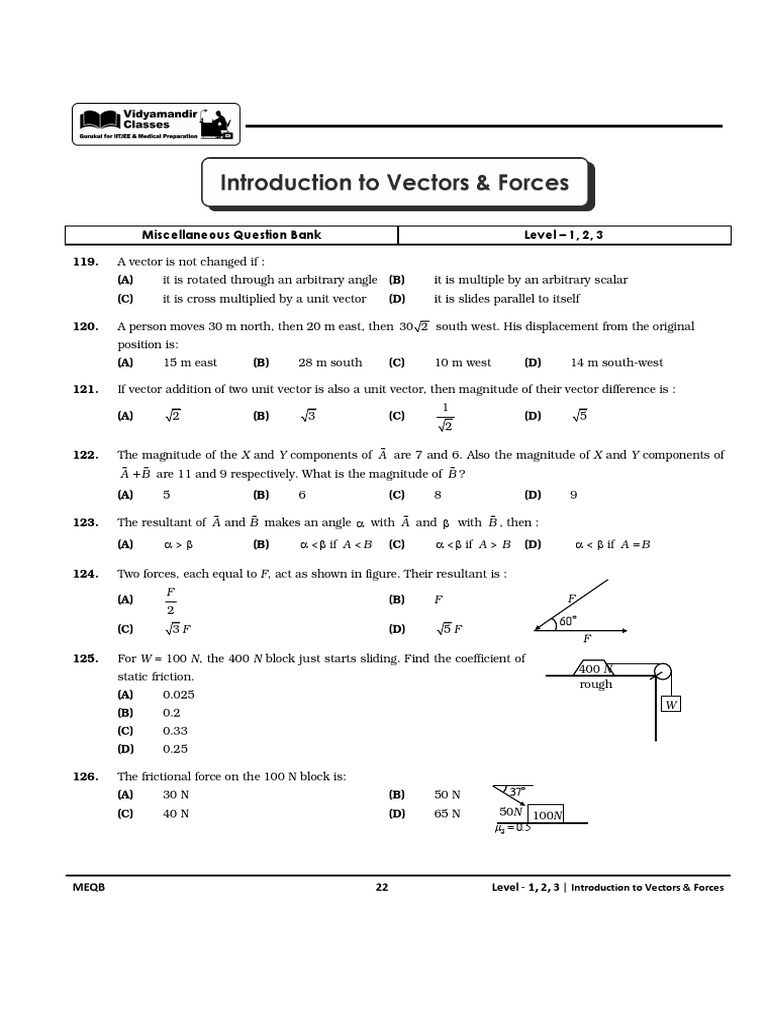 Introduction To Vectors and Forces - Miscellaneous | PDF | Euclidean ...