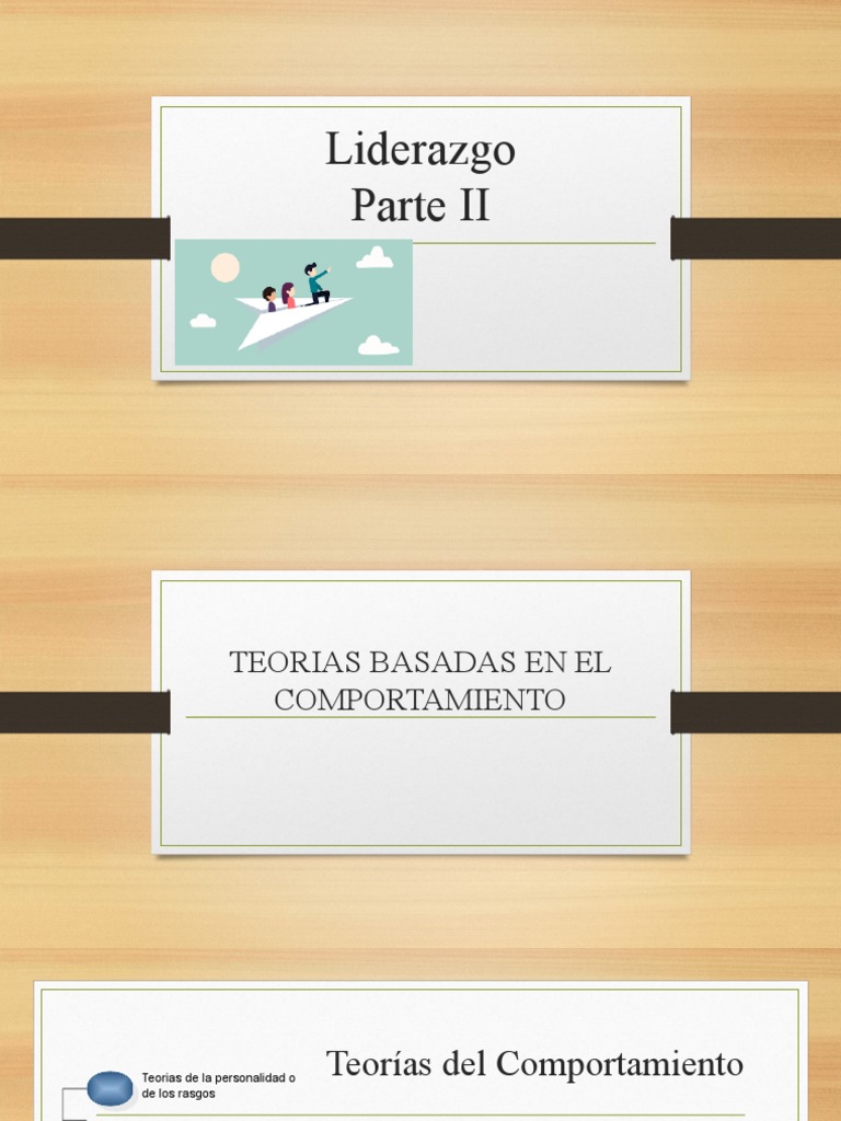 Liderazgo Modulo III Parte II | PDF | Liderazgo | Comportamiento