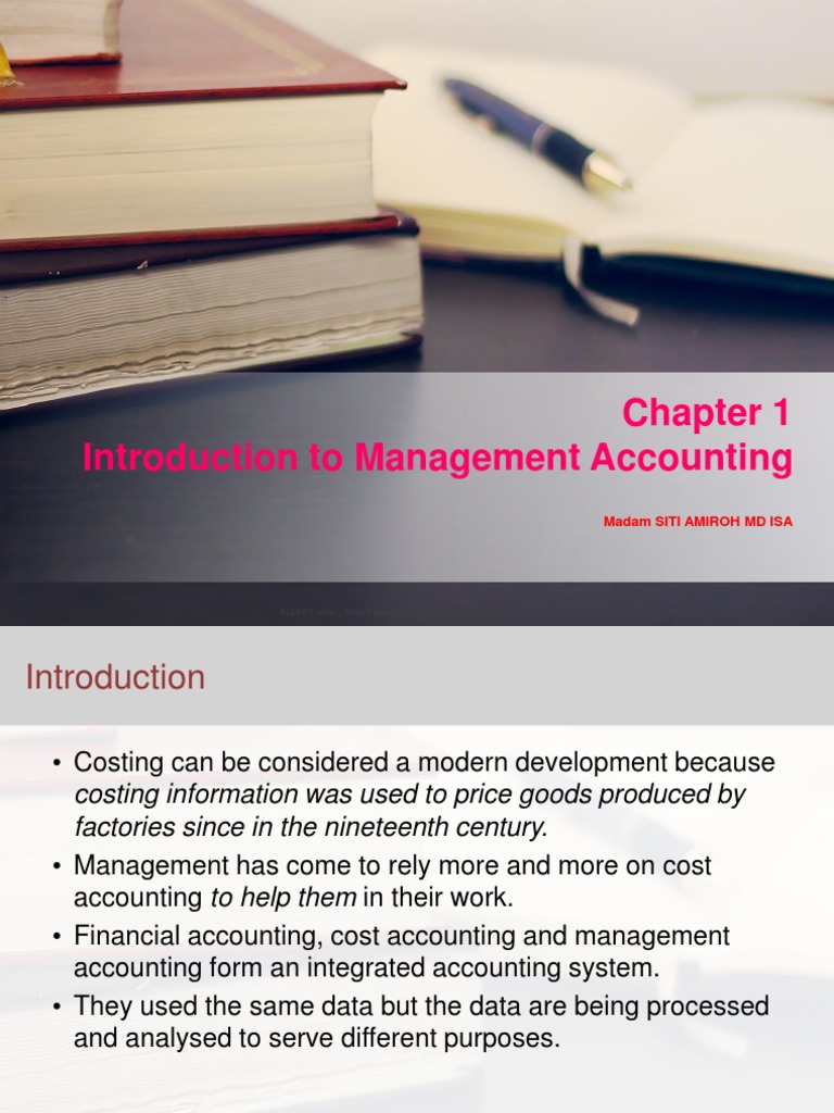 Chapter 1 Introduction To Management Accounting | PDF | Accounting ...