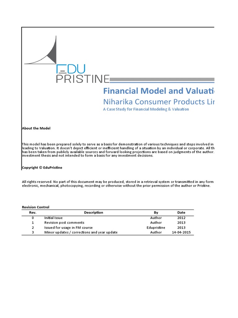 Fin Model Par V8 | PDF | Interest Rates | Finance & Money Management