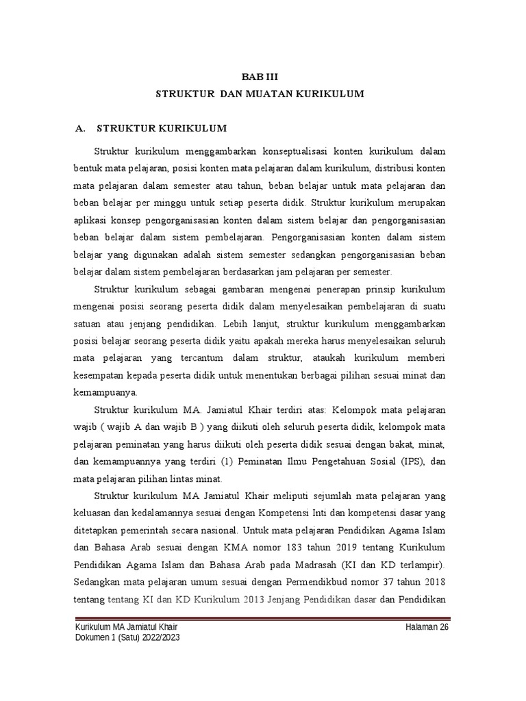 Bab 3 KTSP 2022-Min | PDF | Sains & Matematika