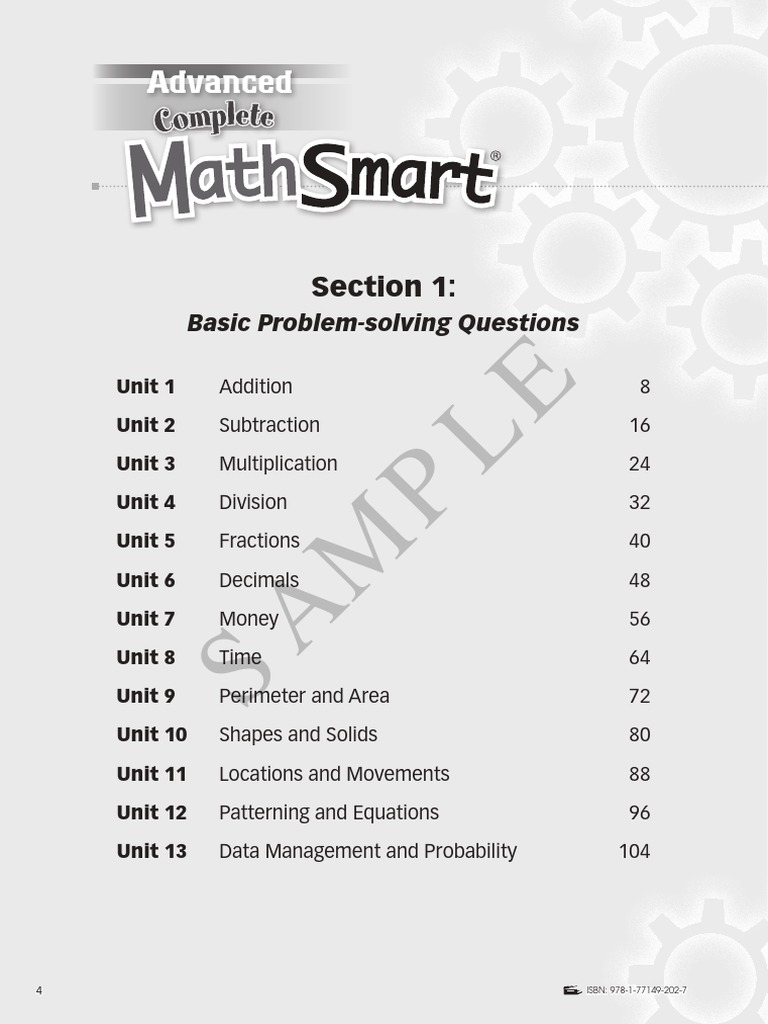 Advanced Complete Math Smart GR 4 | PDF | Mathematics | Elementary ...