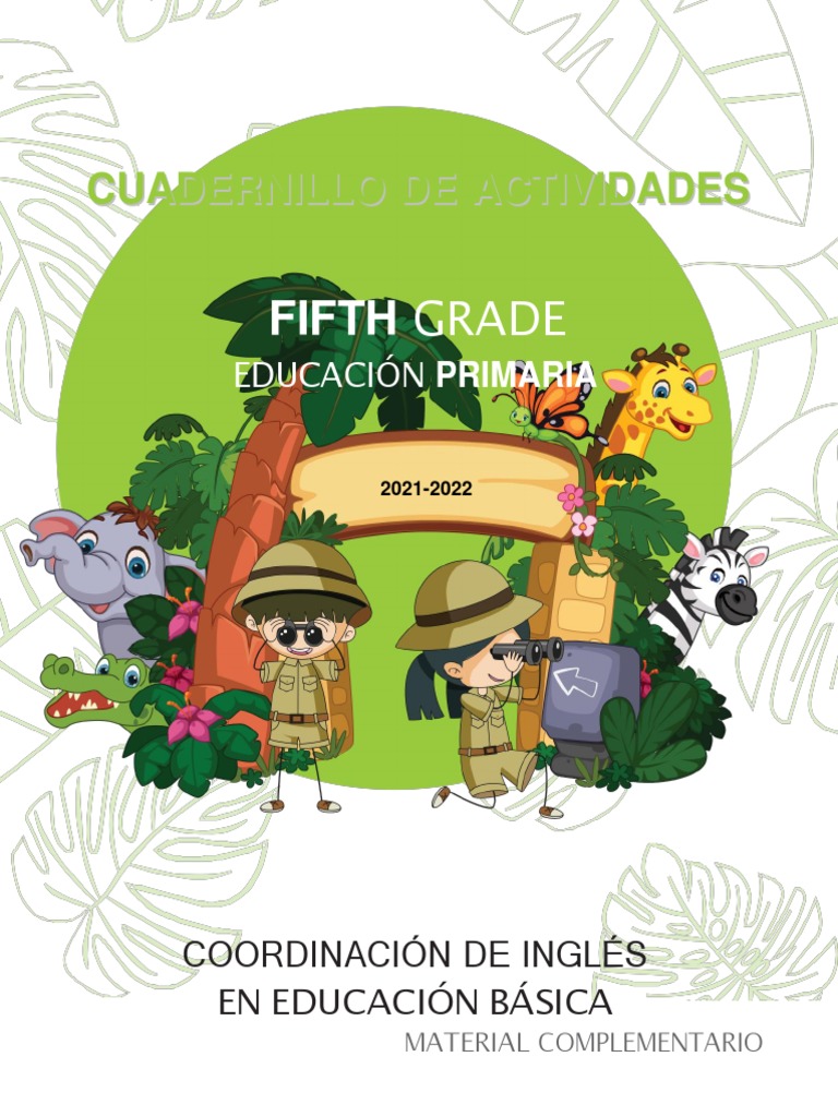 Cuadernillo Ingles 5to 2021 | PDF | Idiomas del Reino Unido