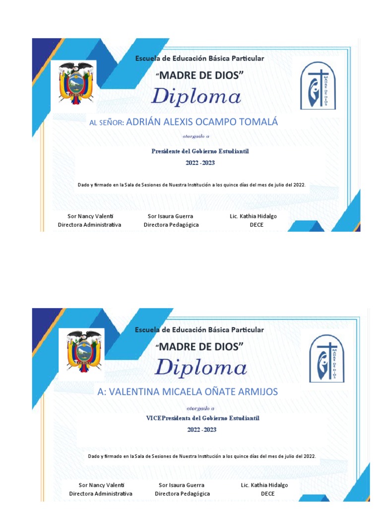 Diploma Gobierno Est. | PDF