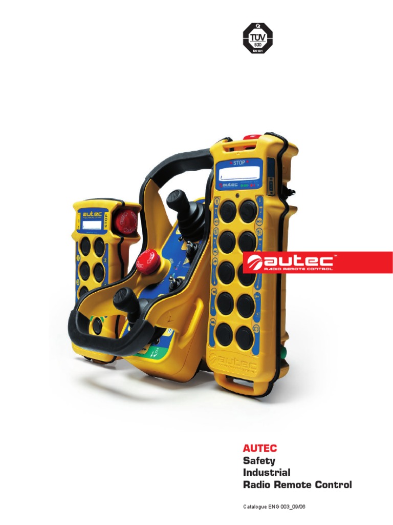 Autec: Safety Industrial Radio Remote Control | PDF | Power Supply ...
