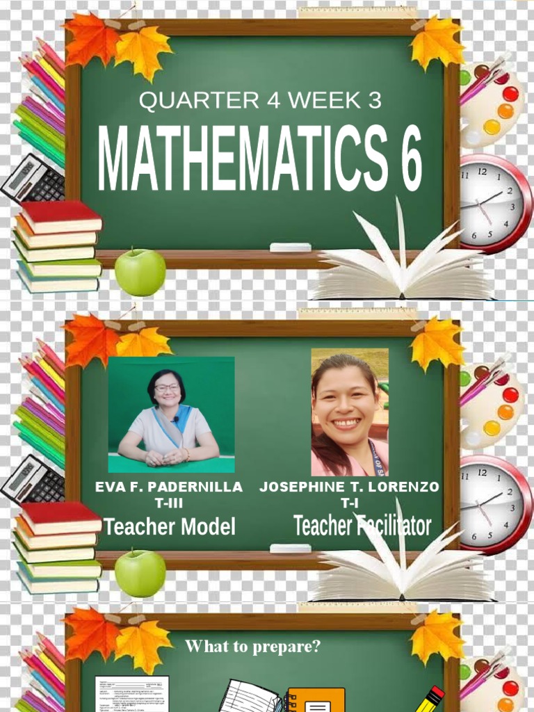 Math 6 Quarter 4 Week 3final Kityan Es | PDF | Electricity