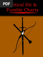 AD&D Second Edition Critical Hit Tables | PDF