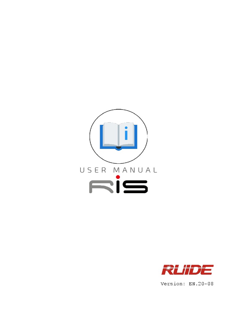Ruide Ris User Manual en 2008 | PDF | Computer Keyboard | Battery Charger