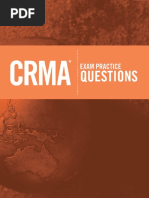 Crma 3rd Edition Exam Study Guide | PDF