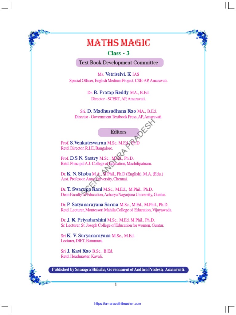 Class 3 Maths Sem 1 TM em | PDF | Logic | Teachers