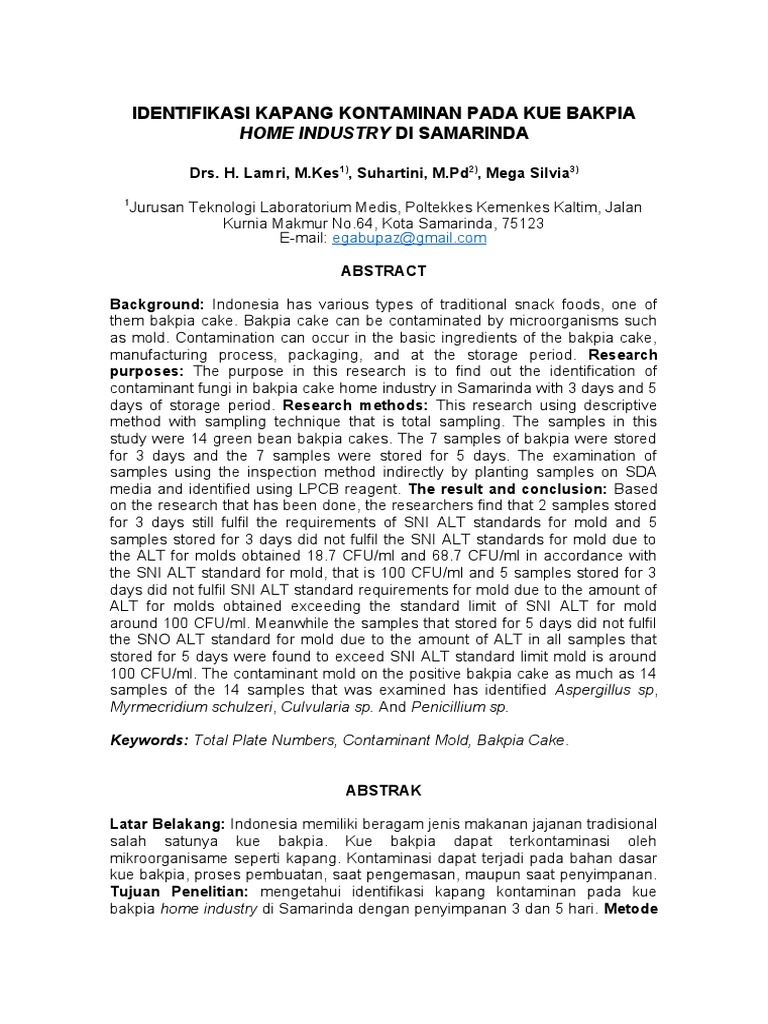 Jurnal Mega Silvia | PDF | Fungus | Desserts