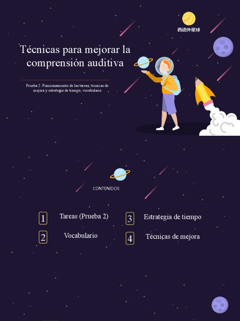 Mejora de la comprensión auditiva | PDF | Crecimiento personal y ...