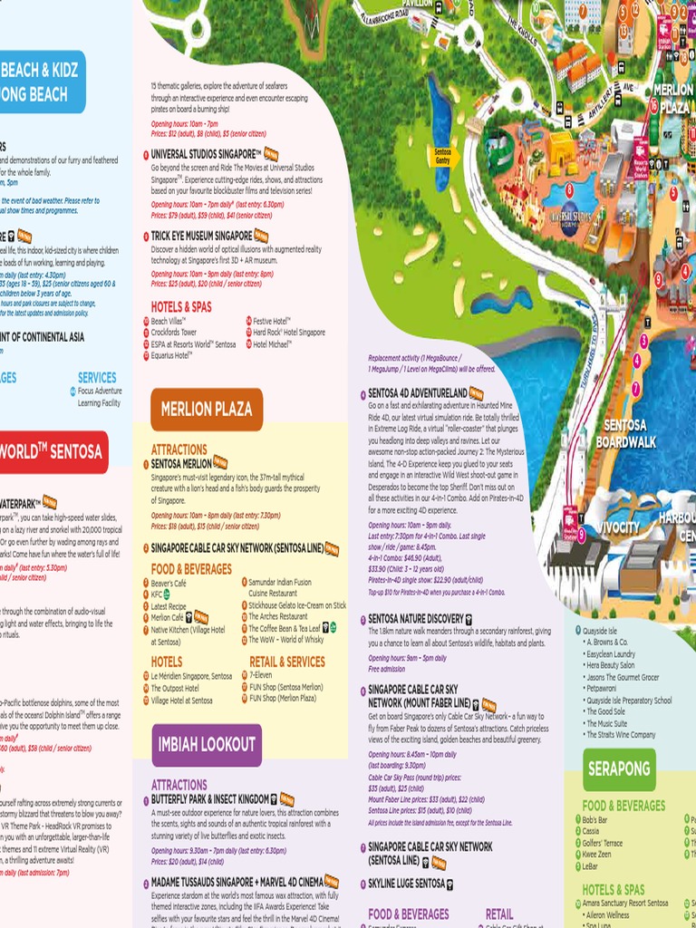 maps of sentosa island | PDF