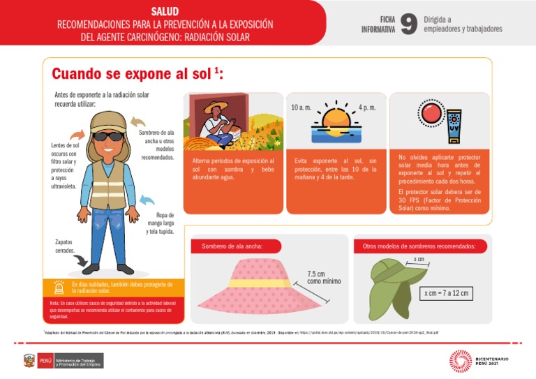 Ficha Nº9 recomendaciones_para_prevenir_la_exposición_radiación_solar ...