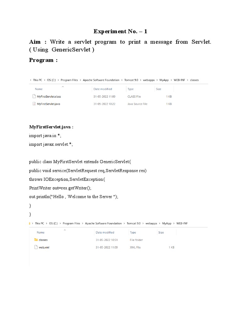 Advanced Java Practical File by Muskan Asija 2 | PDF | Software ...