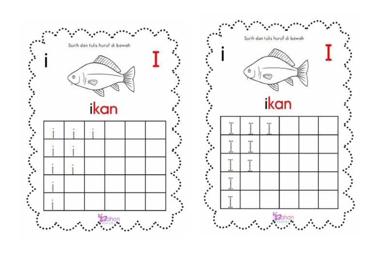 lembaran huruf i | PDF