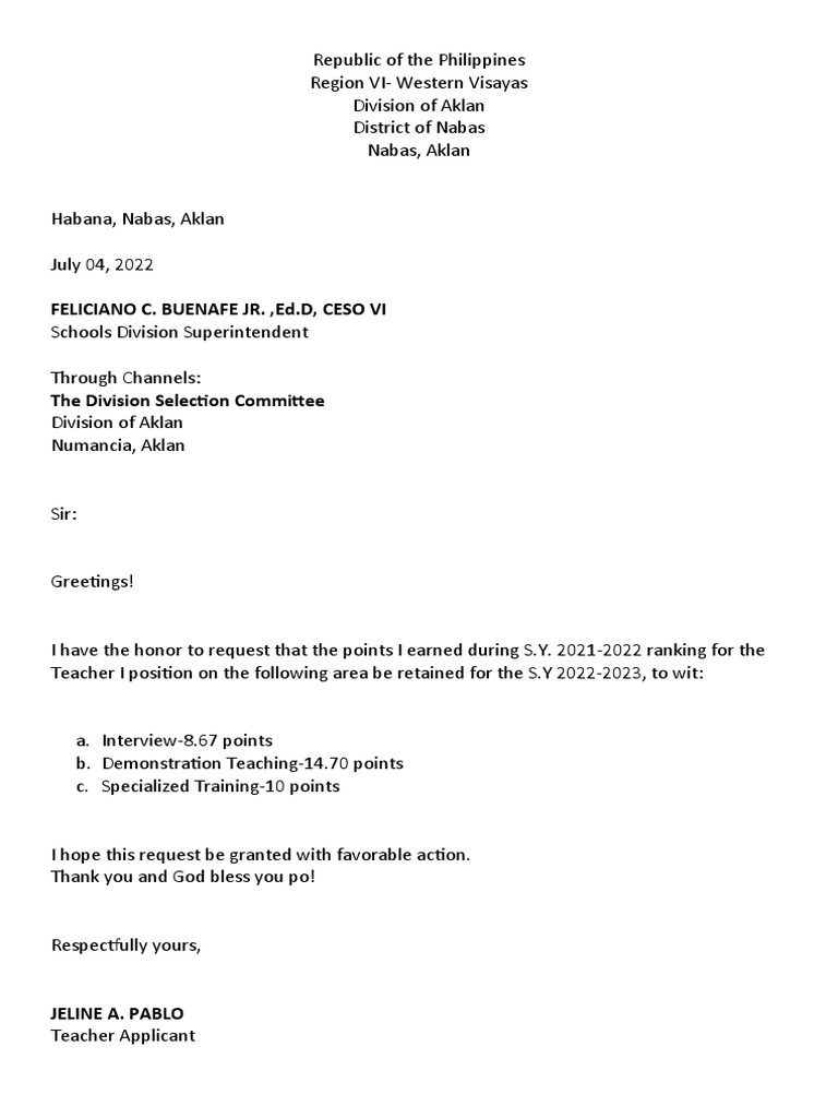 Letter of Retain | PDF