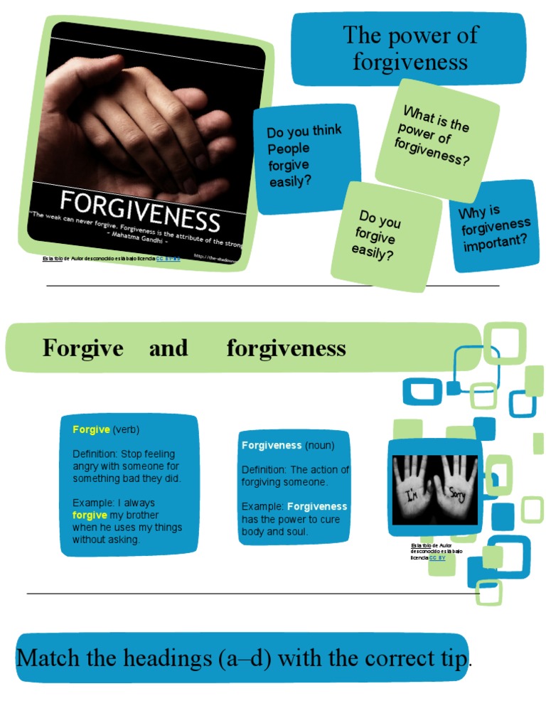 The power of forgiveness | PDF | Forgiveness