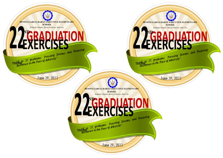 Sash For Grade 6-Graduation | PDF