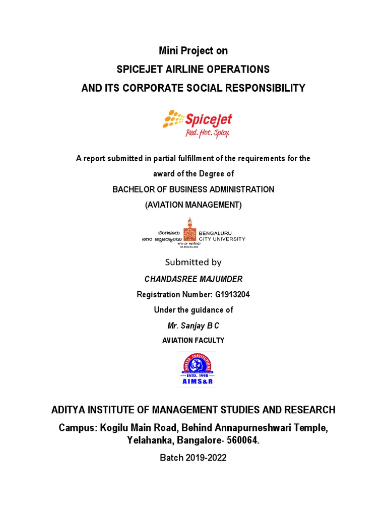 Mini Project On | PDF | Academia | Academic Degree