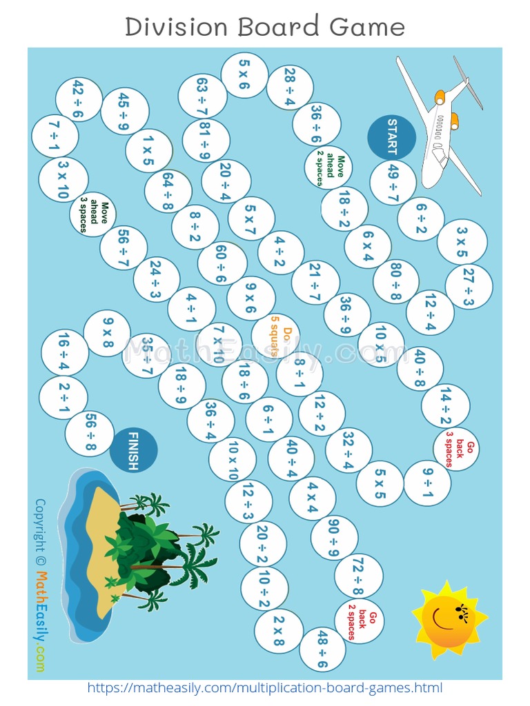 How to Play a Division Board Game: A Guide to Engaging Children in ...
