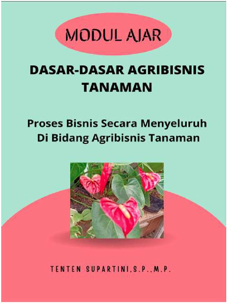 Modul Ajar Dasar-Dasar Agribisnis Tanaman | PDF
