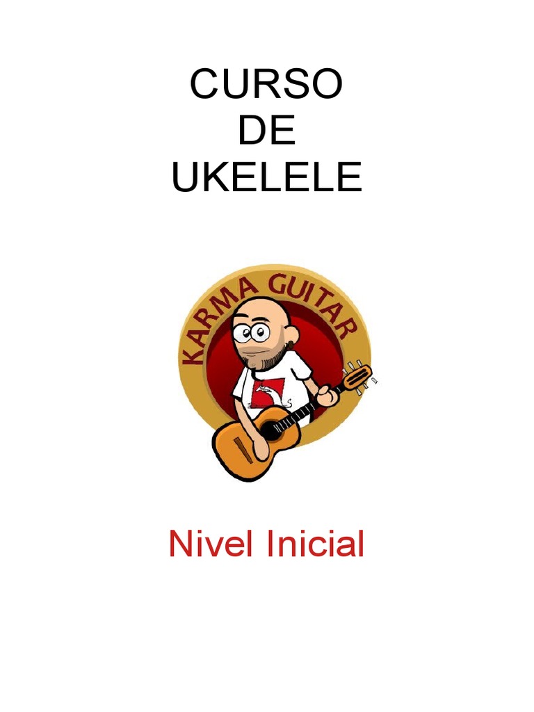 MANUAL Y CANCIONERO - UKELELE PARA NOVATOS | PDF | Acorde (Música ...