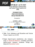 RA 6969 Chemical Regulations Update | PDF | Chemical Substances | Mixture