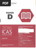 Icas Past Papers Answers | PDF