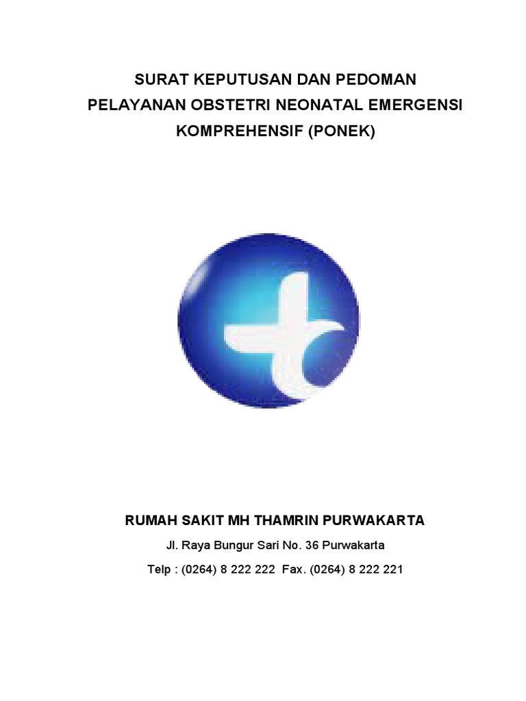 Surat Keputusan Dan Pedoman Pelayanan Ponek 2022 | PDF