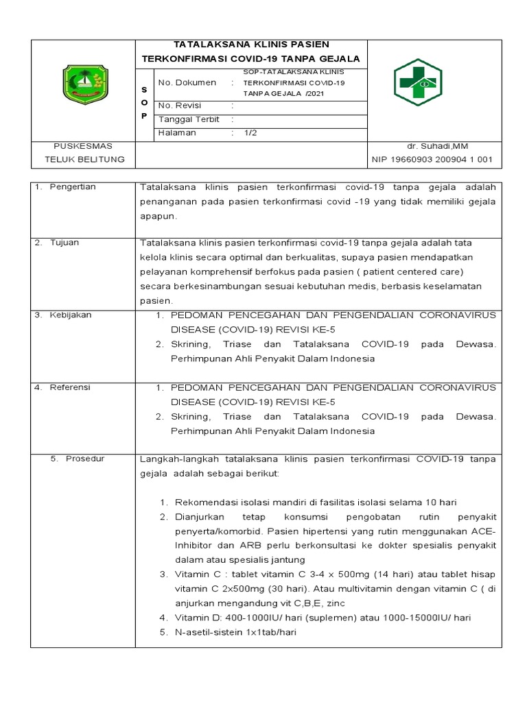 SOP Tatalaksana OTG | PDF | Pengembangan Diri | Kesehatan Holistik